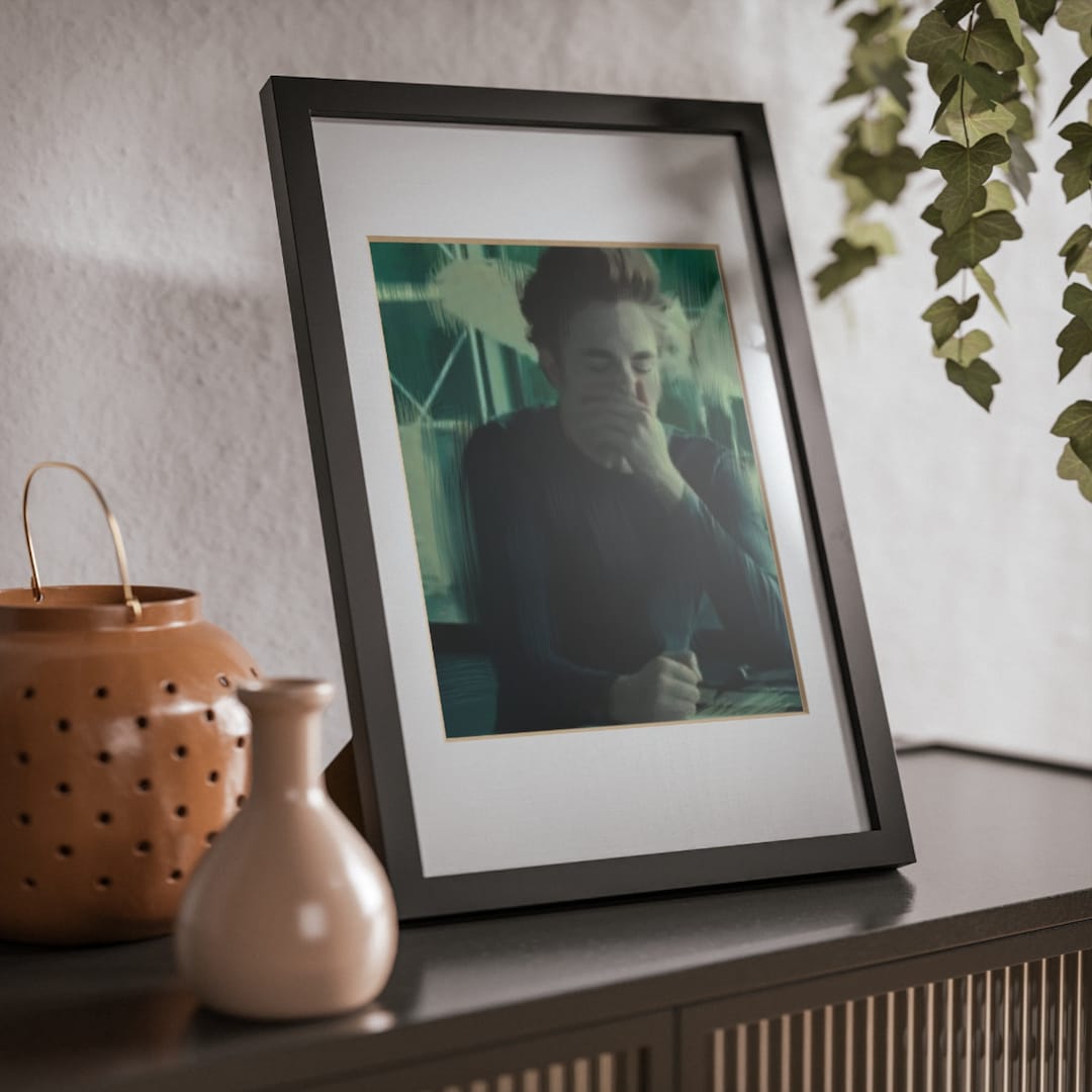 Funny Bathroom Wallart Decor Edward Cullen Watercolour Twilight ...