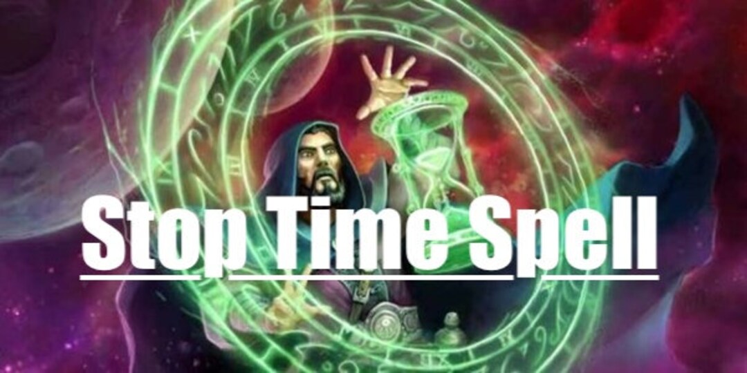 Stop Time Spell - Etsy