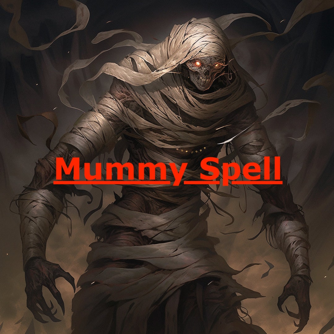 Mummy Spell - Etsy
