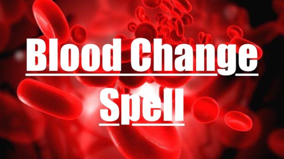 Blood Change Spell - Etsy