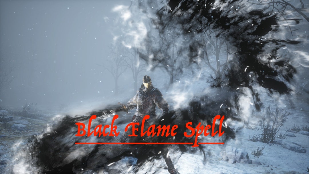 Black Flame Activation Spell - Etsy