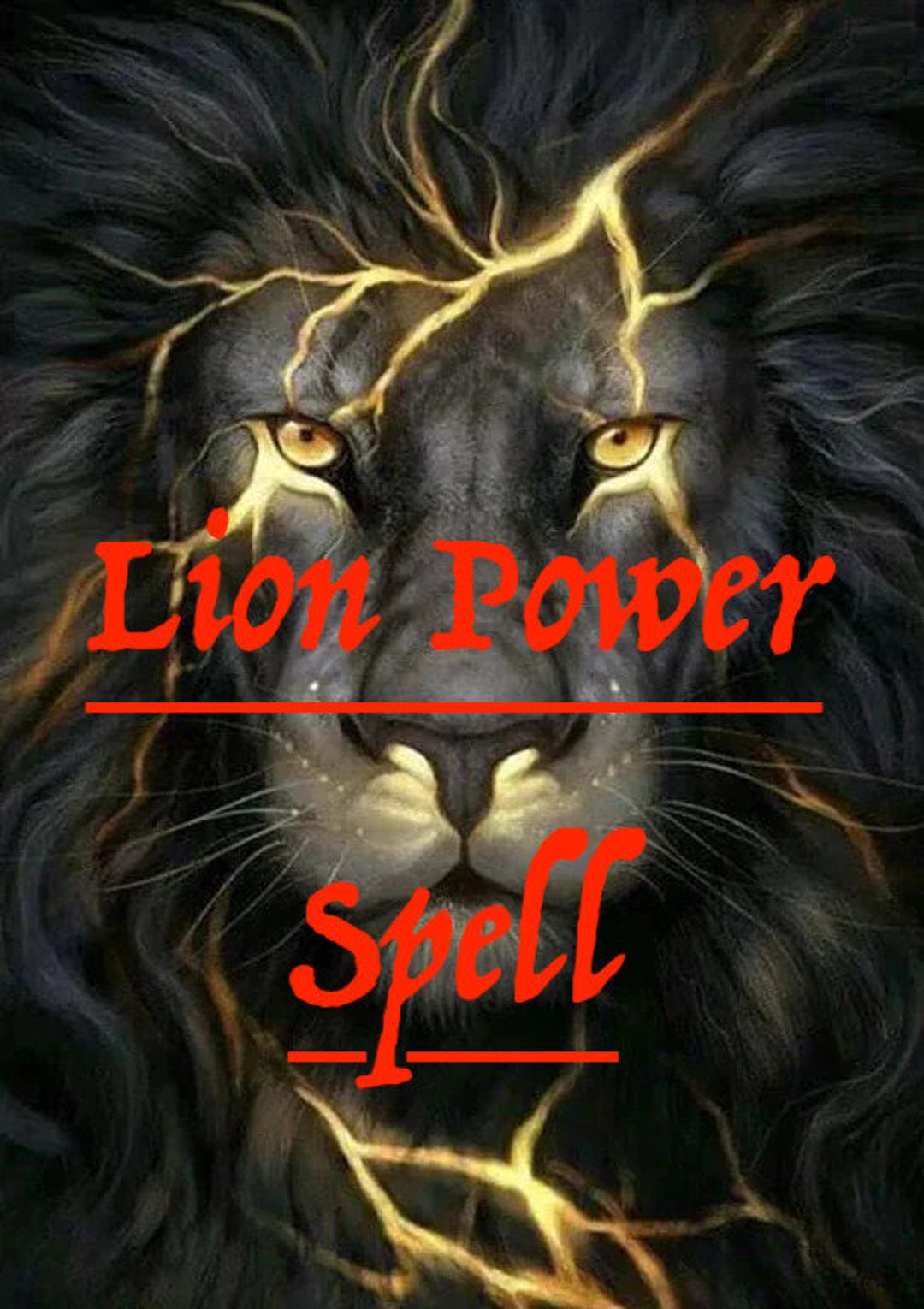 Lion Power Spell - Etsy