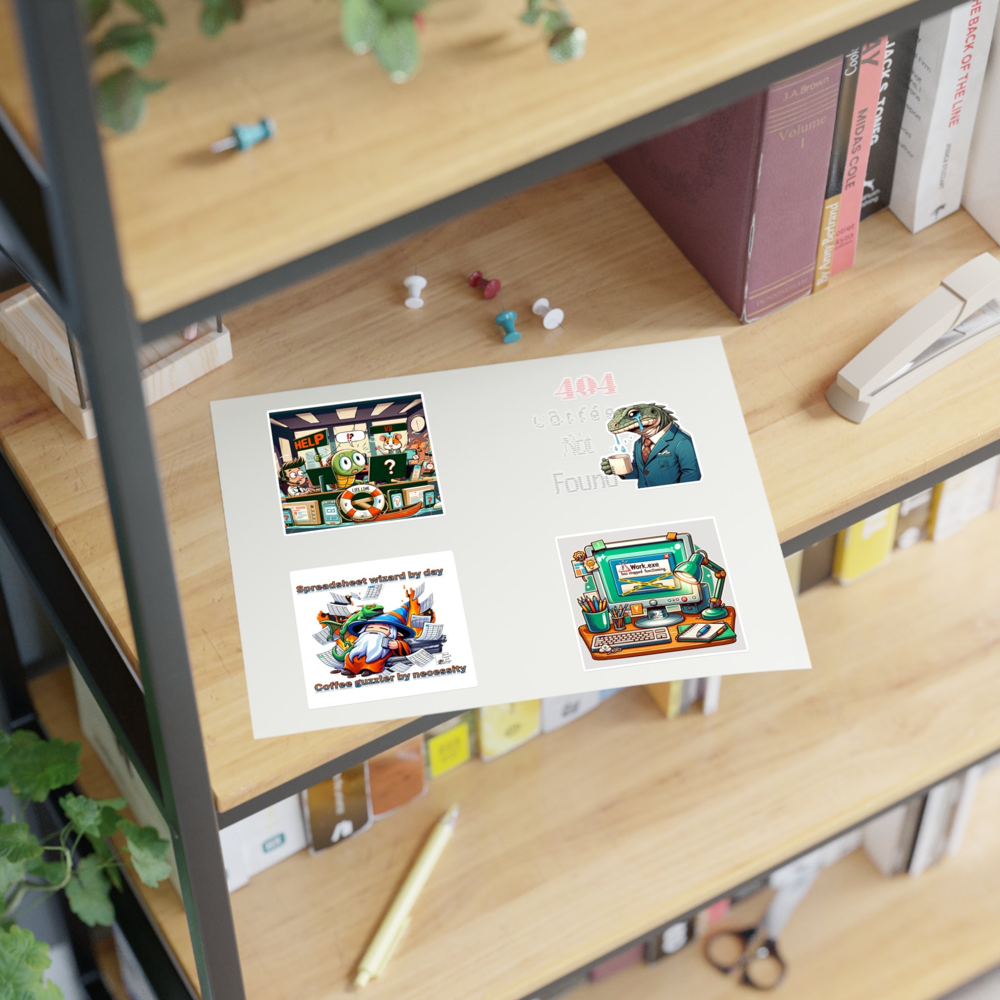 Tech Funny Work Humor Sticker Sheets - Etsy