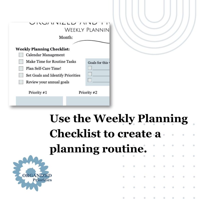 Weekly Planner Printable PDF - Letter Size | A4 | A5 - Simple Weekly ...