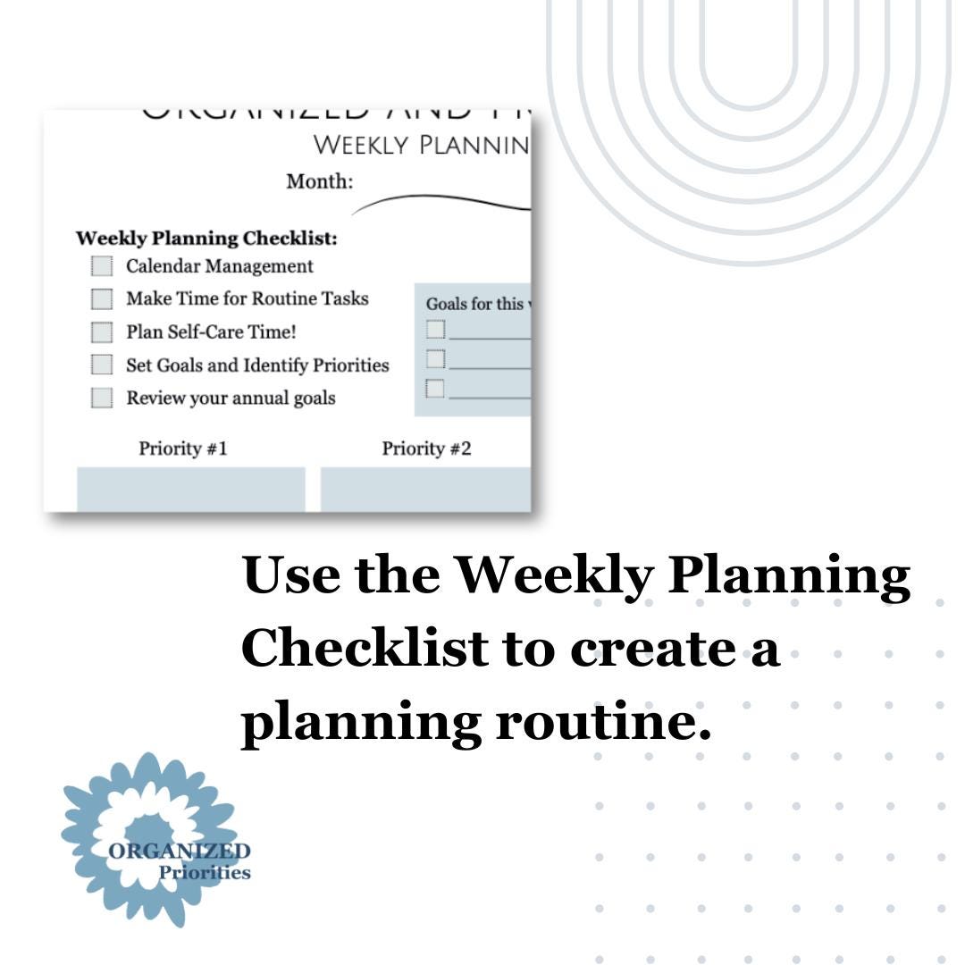 Weekly Planner Printable PDF - Letter Size | A4 | A5 - Simple Weekly ...