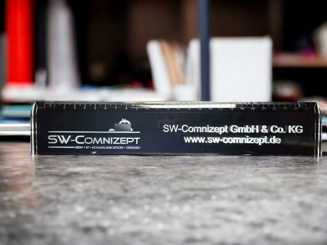 2D Ruler Glass Engraving Gift Picture Laser Crystal Photo - Etsy