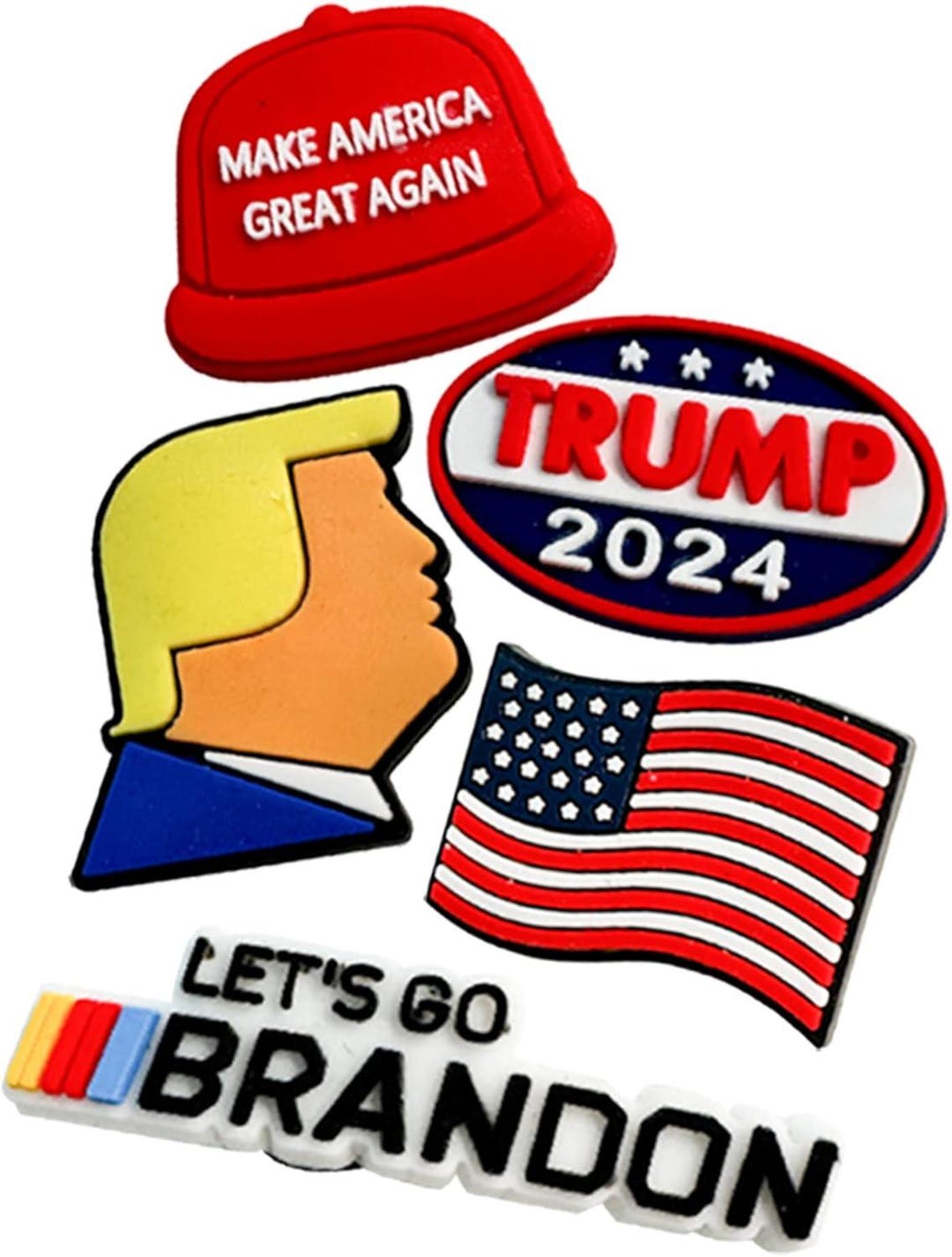 Trump Charms for Crocs Trump 2024 American & Patriotic Shoe Decorations ...