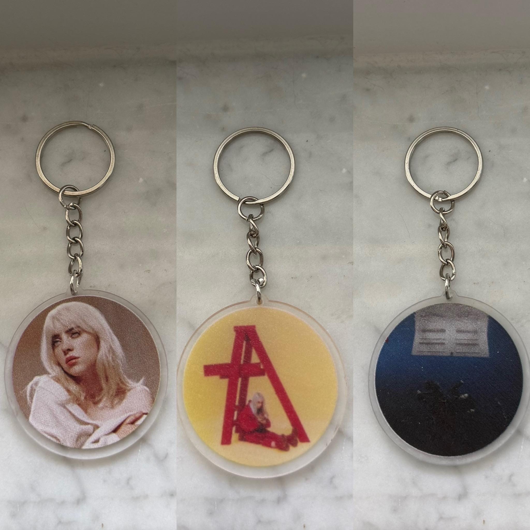 Billie Eilish Album Cover Inspired Keychains - Etsy