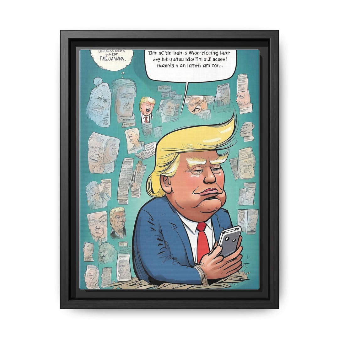 Bold Trump Wall Art Patriotic Posters & Canvas Vibrantmatte Canvas ...