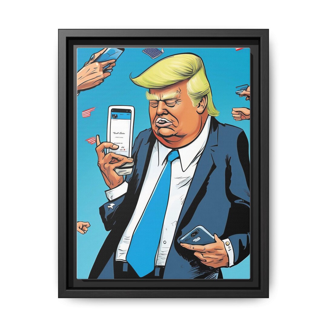 Bold Trump Wall Art Patriotic Posters & Canvas Vibrantmatte Canvas ...