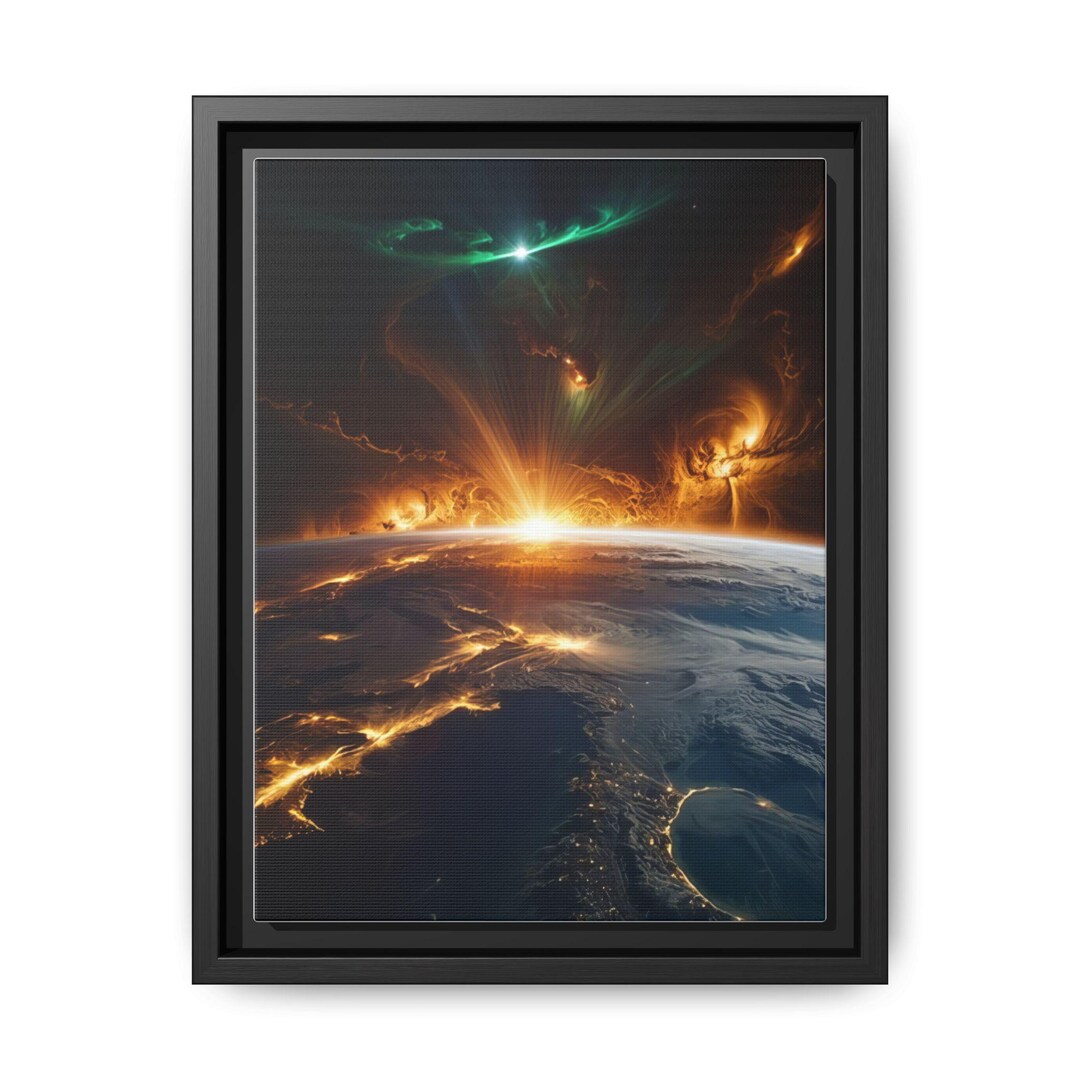Unique Outer Space Wall Art Poster Astronauts, Nebulas, and Spaceships ...