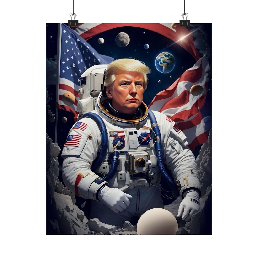 Trump Wall Art Patriotic Posters Canvas Vibrant Funny & Inspirational ...