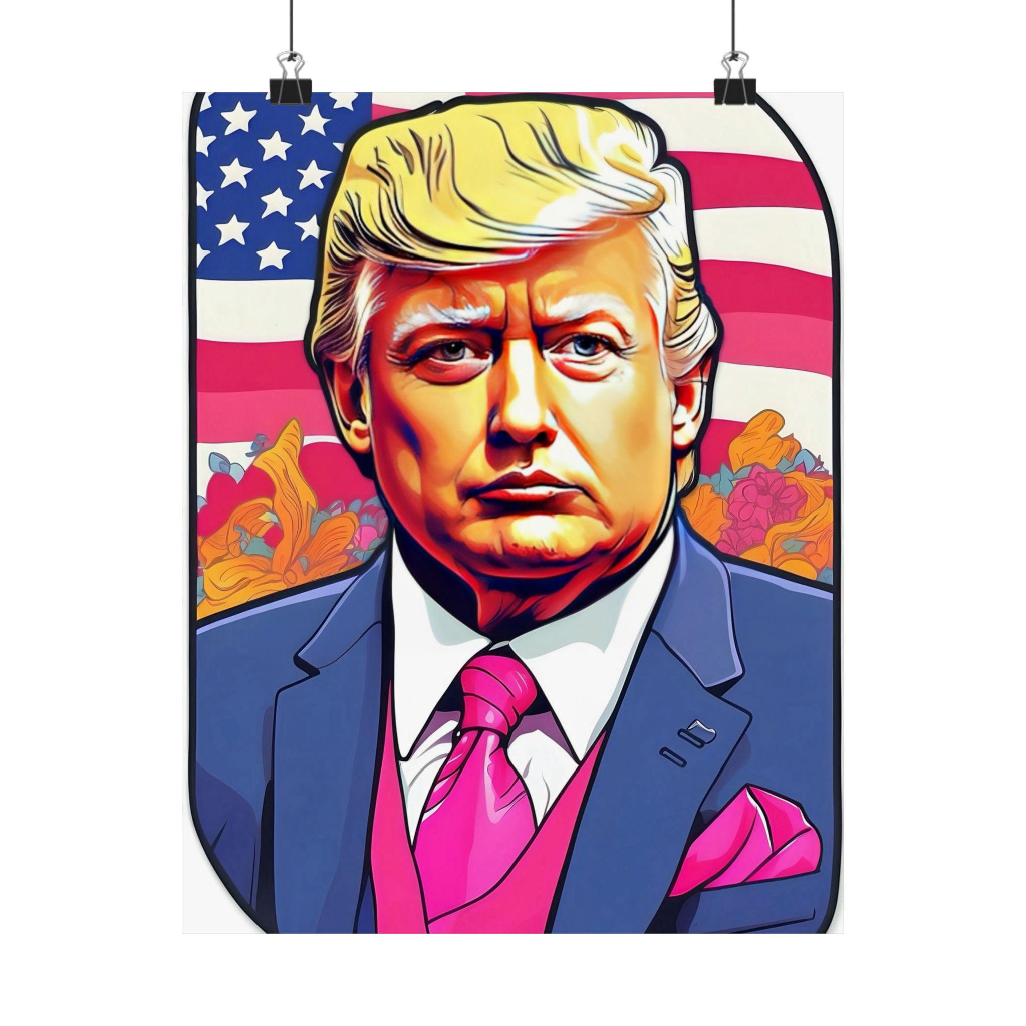 President Trump Poster Bold & Funny Wall Art Perfect for Home ...