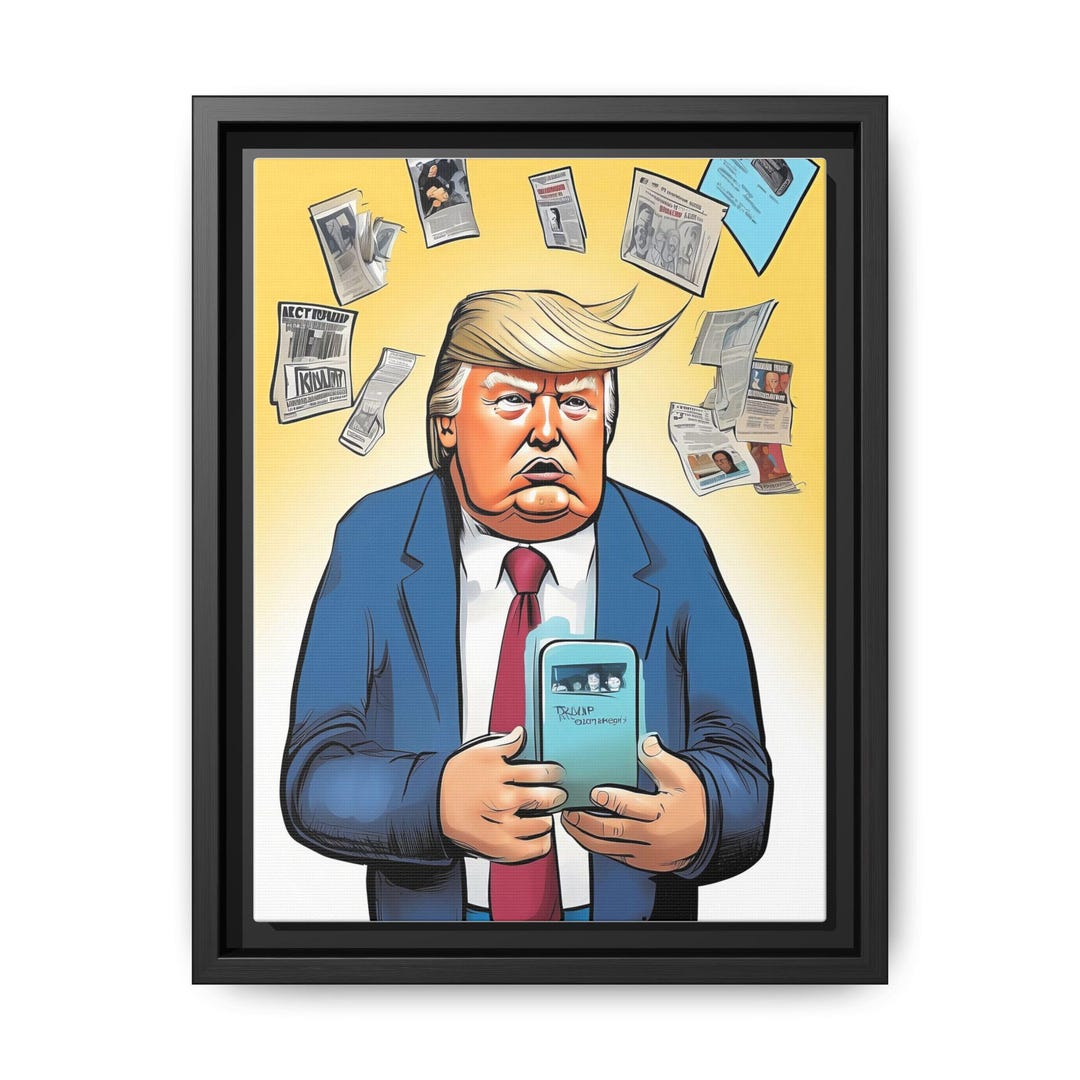 Bold Trump Wall Art Patriotic Posters & Canvas Vibrantmatte Canvas ...