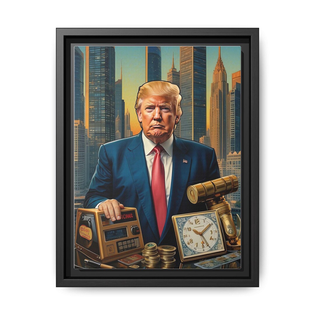 Vibrant Funny & Inspirational President Trump Decor Unique American ...