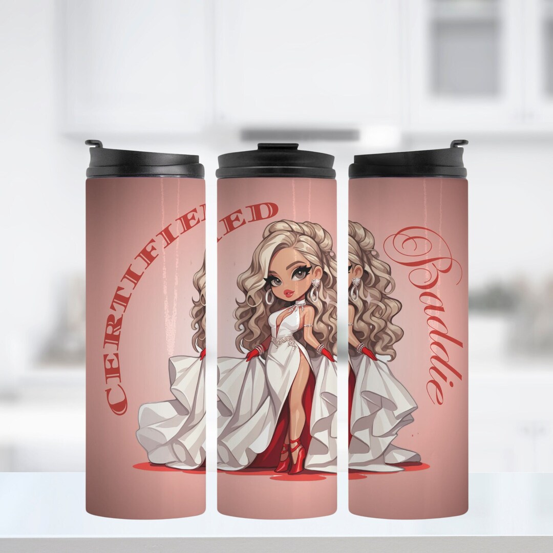 Certified Baddie Tumbler, Chibi Doll, Chibi Girl, Chibi Baddie, Glamour ...