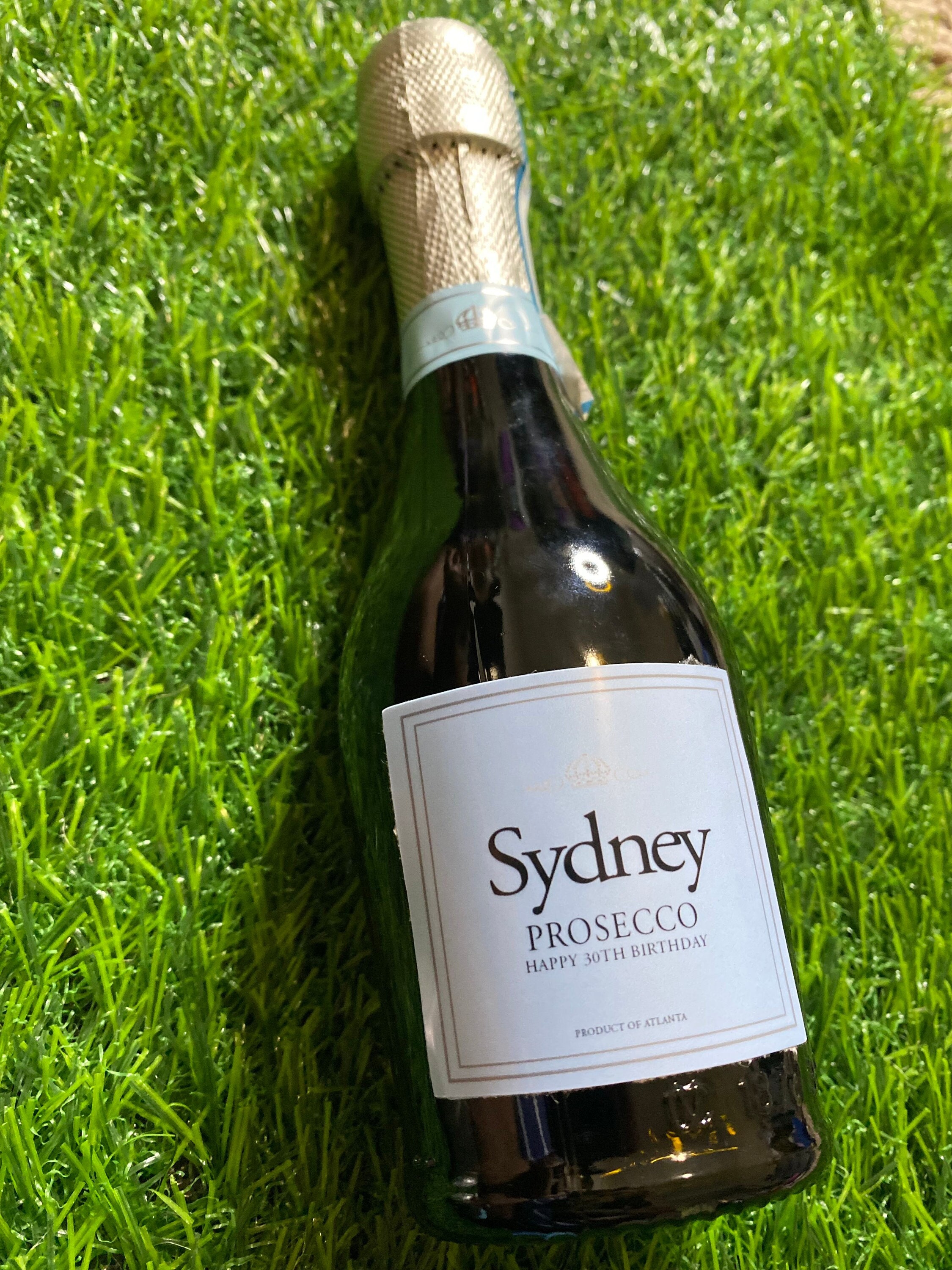 Mini Prosecco Wine Label, Editable Wine Label, DIY Wine Label, Instant ...