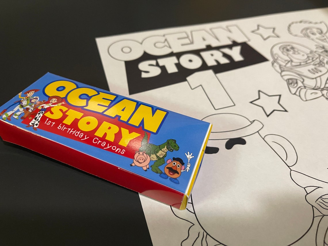 Toy Story Activity Sheets, Birthday Coloring Sheet, Printable, Digital ...