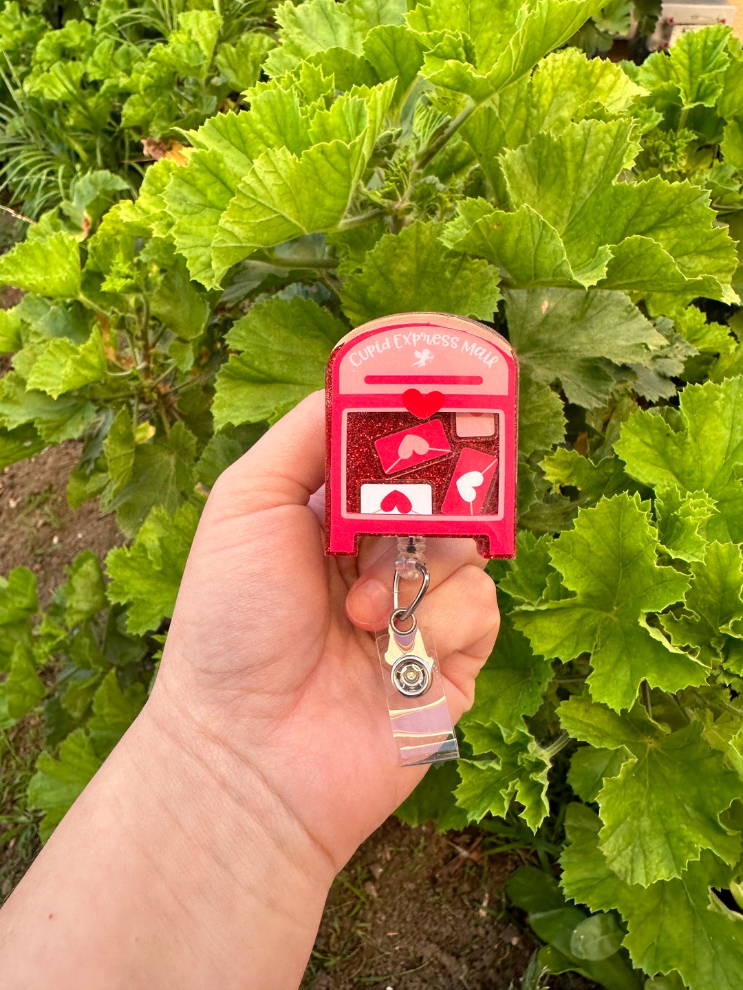 3D Badge Shaker Love Mail - Etsy