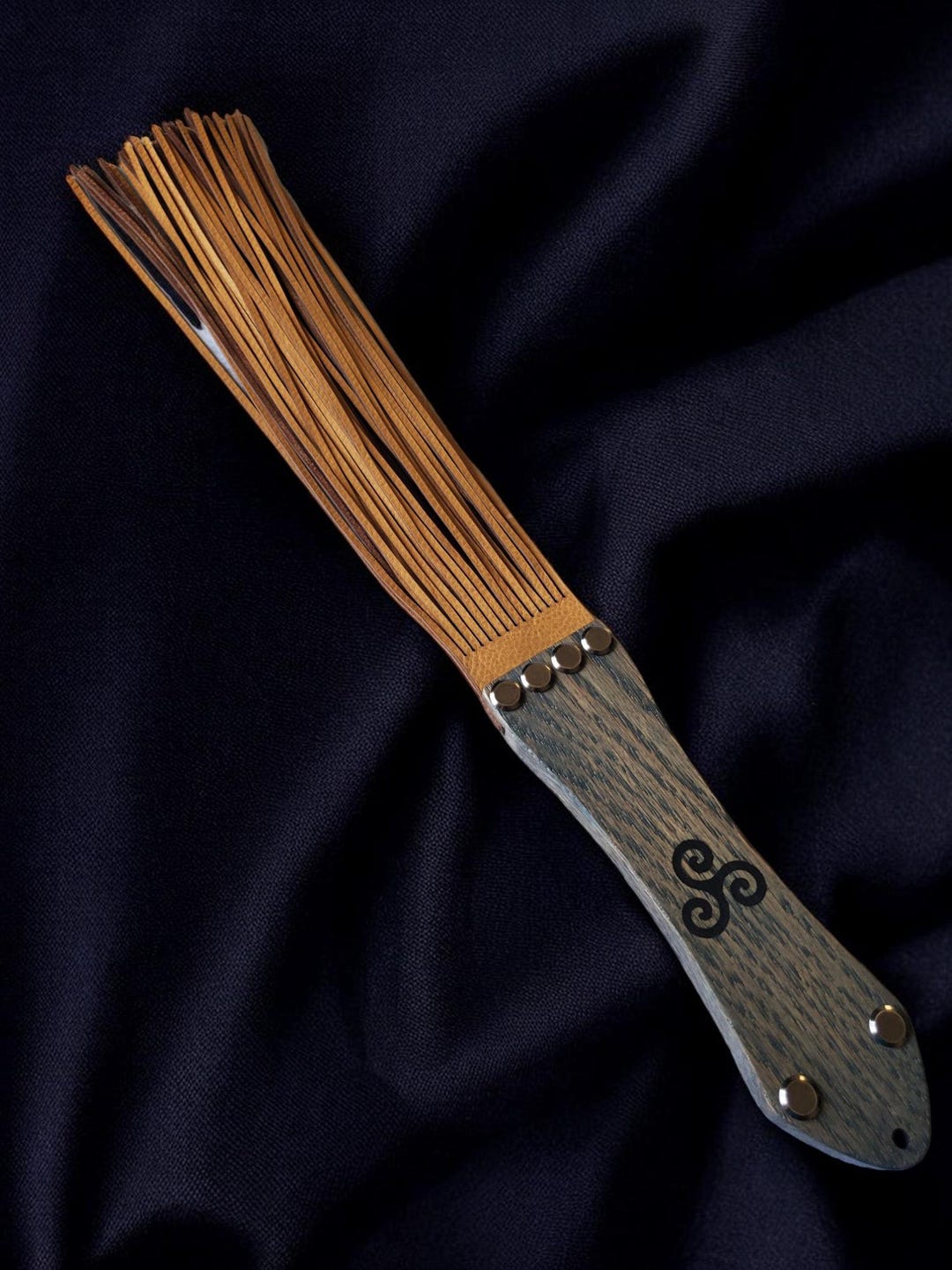 Triskele Leather Paddle - Etsy