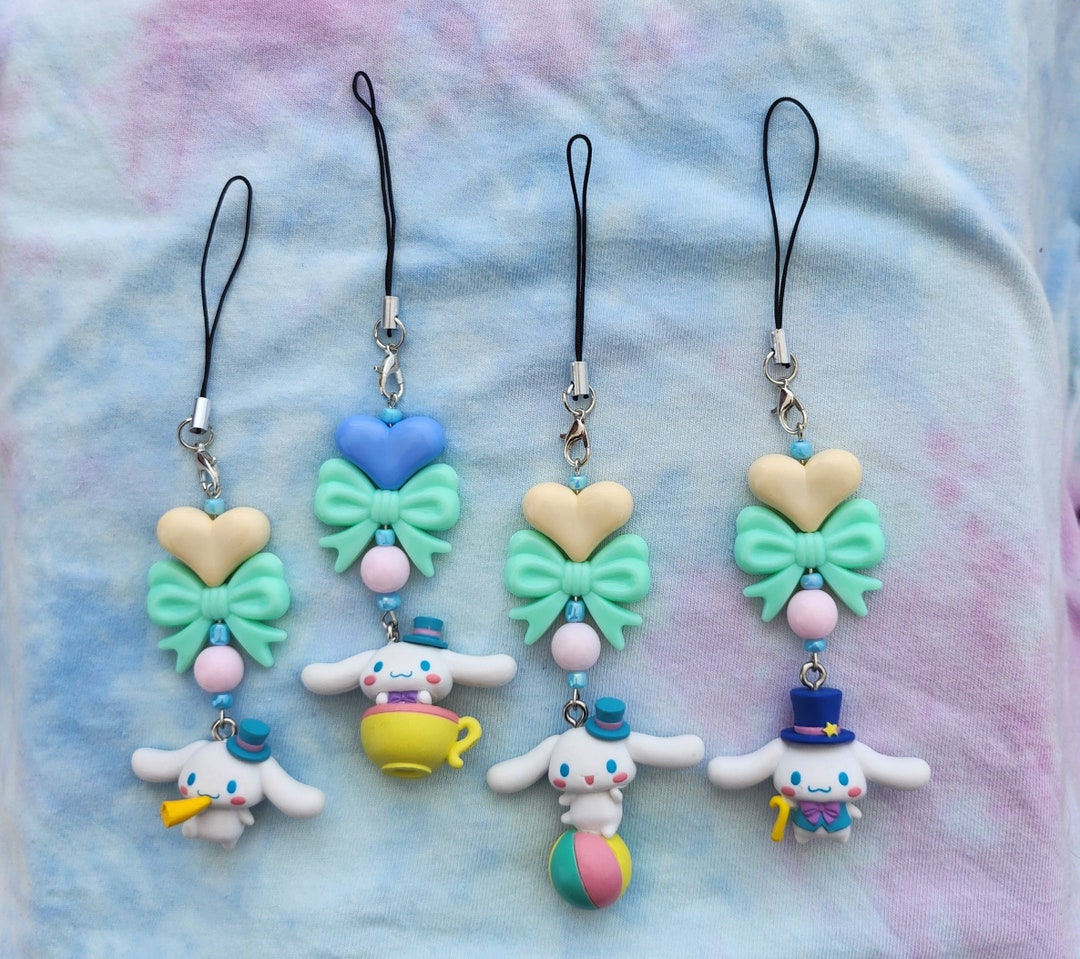 Cinnamoroll Handmade Keychain Blind Bag Figurine,pastel Circus Figurine ...