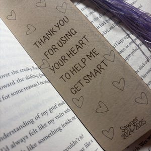 Teacher Appreciation Gift, End of School, Thank You for Helping Me Grow ...