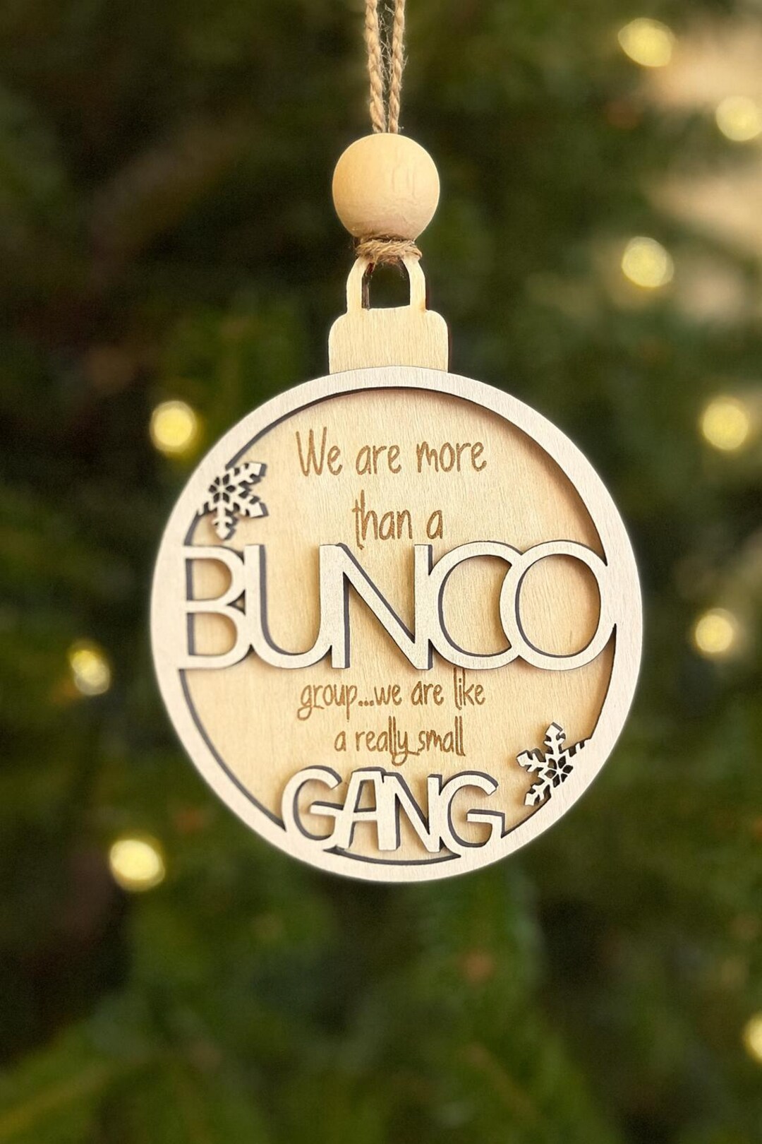 Bunco Ornament | Gift for Bunco Babes, Bunco Group | Bunco Night ...