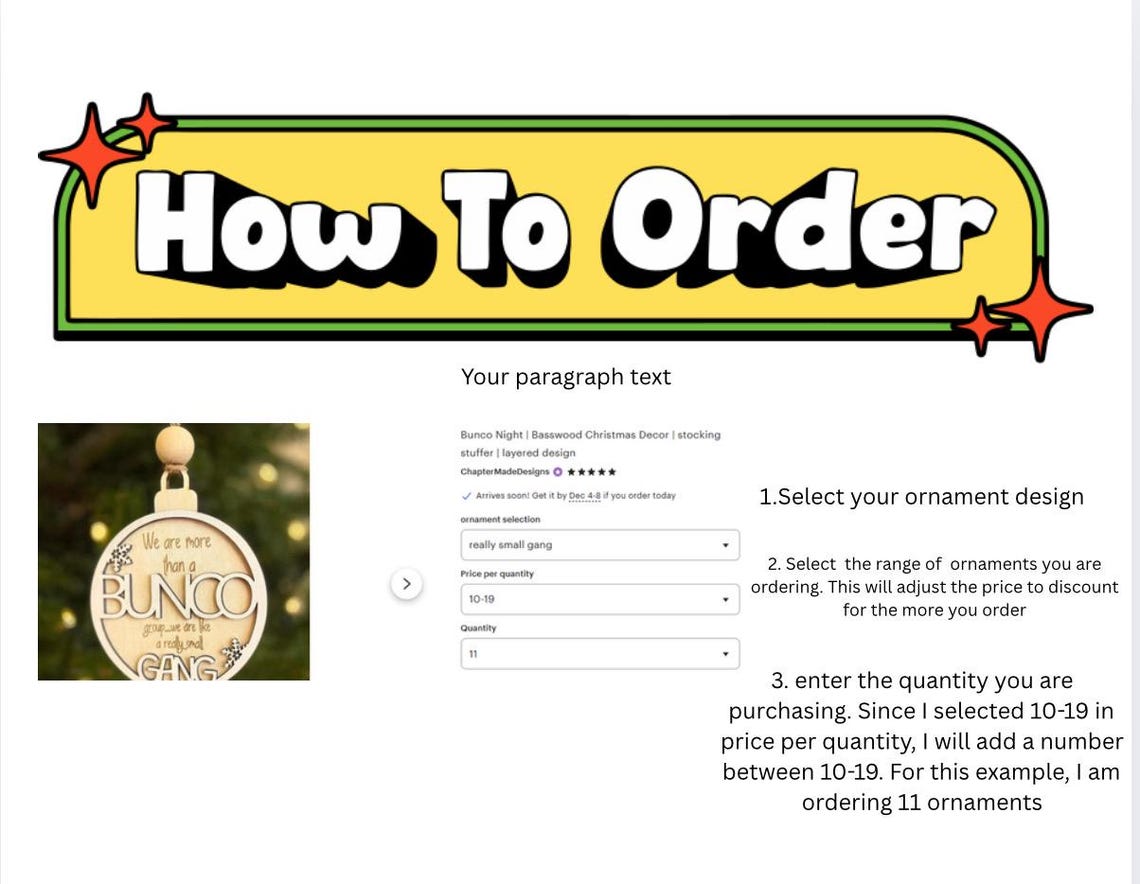 Bunco Ornament | Gift for Bunco Babes, Bunco Group | Bunco Night ...