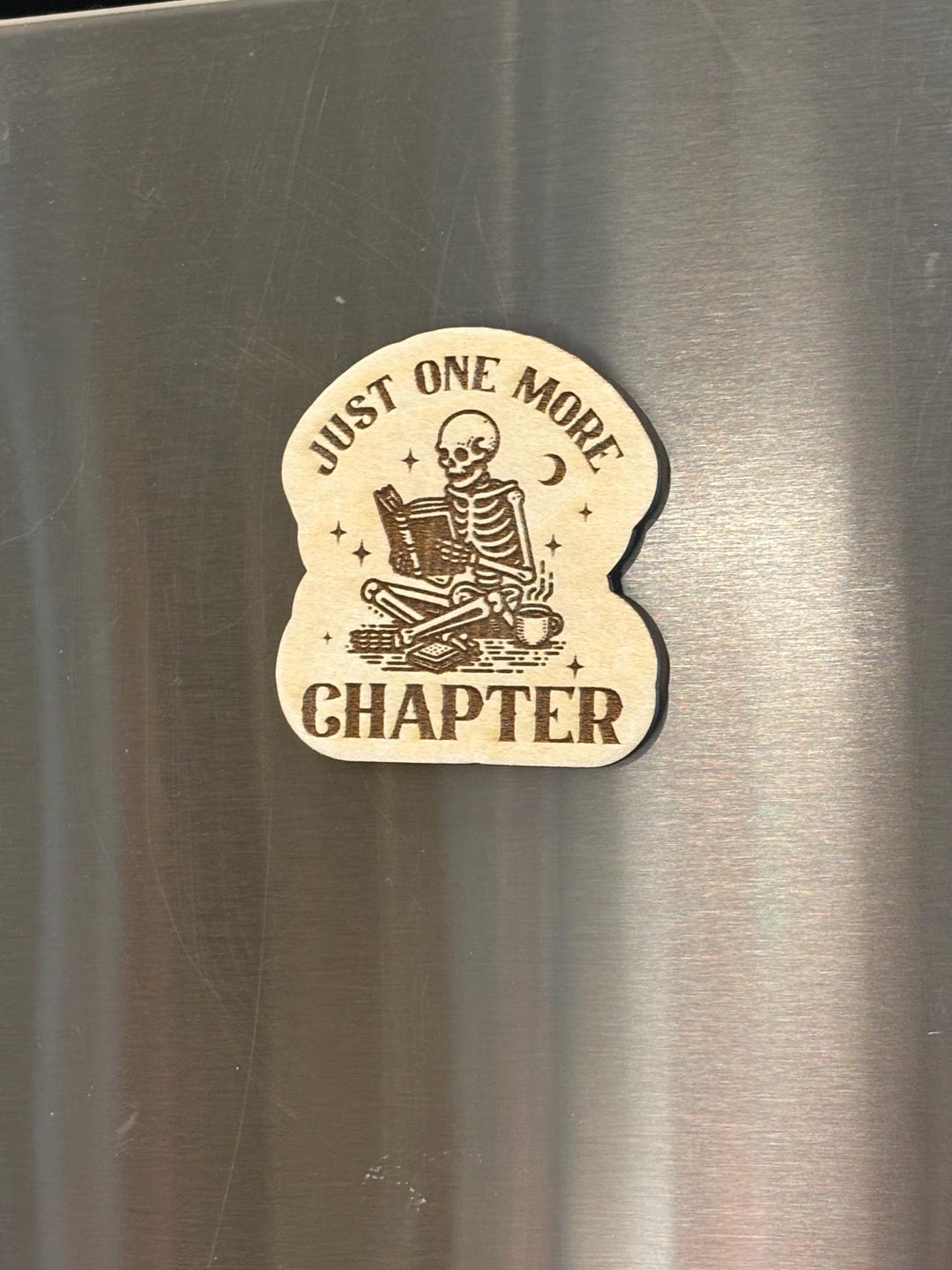 One More Chapter Magnet | Smut Reader | Engraved Basswood Fridge ...