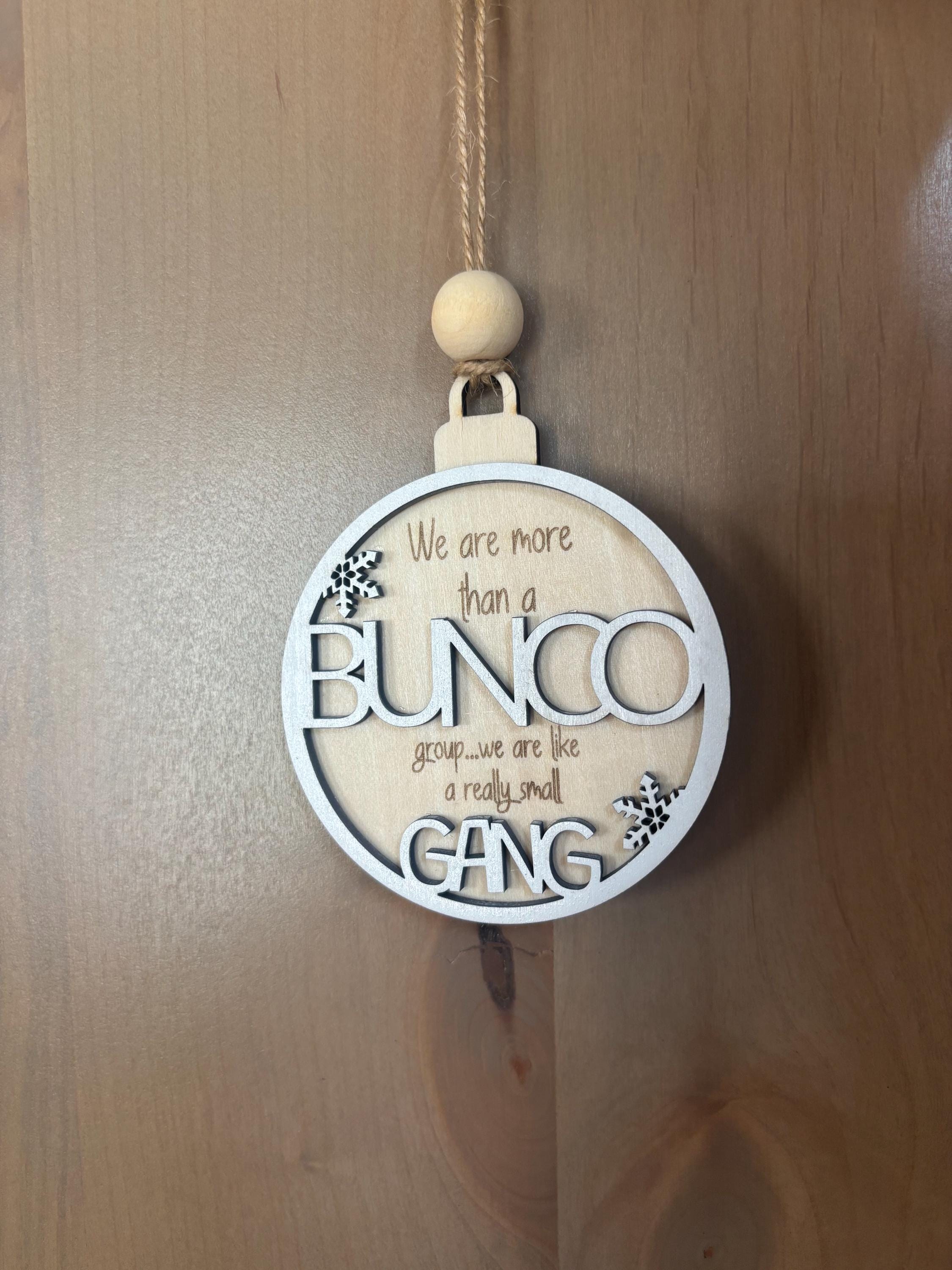 Bunco Ornament | Gift for Bunco Babes, Bunco Group | Bunco Night ...