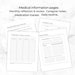 Seniors' Medical Information Booklet, Health Record, Wellness Record ...