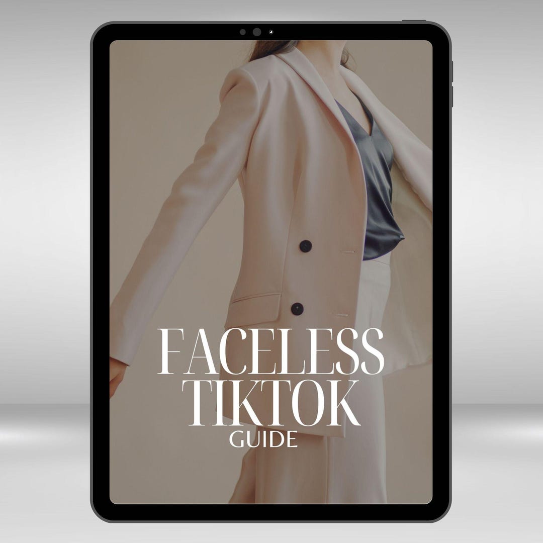 Faceless Tick Tok Guide, Master Content Strategy, Viral Growth Monetization, Tiktok Planner for ...