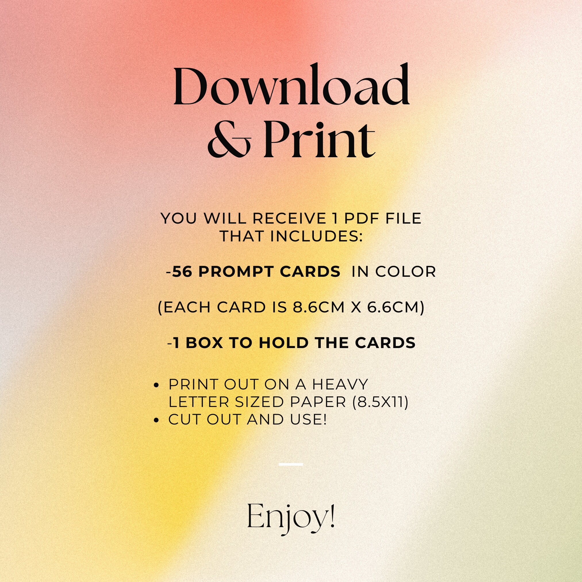 The Who Card Deck | Creative Prompts | Story Building | Character ...