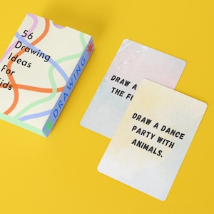 Drawing Prompts for Kids | Creative Ideas | Drawing Practice | Card ...