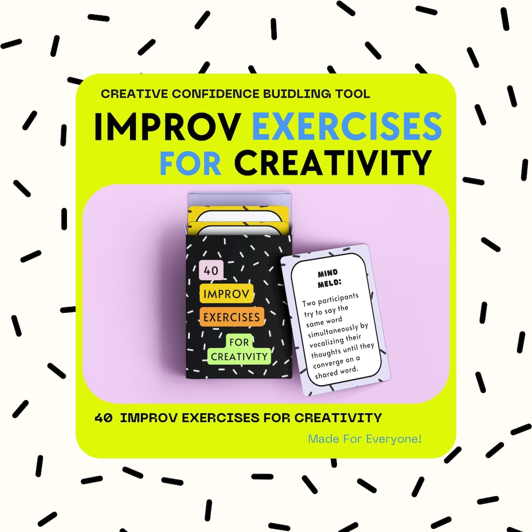 Improv Card Deck | Improv | Creative Games | Card Decks | Creative ...