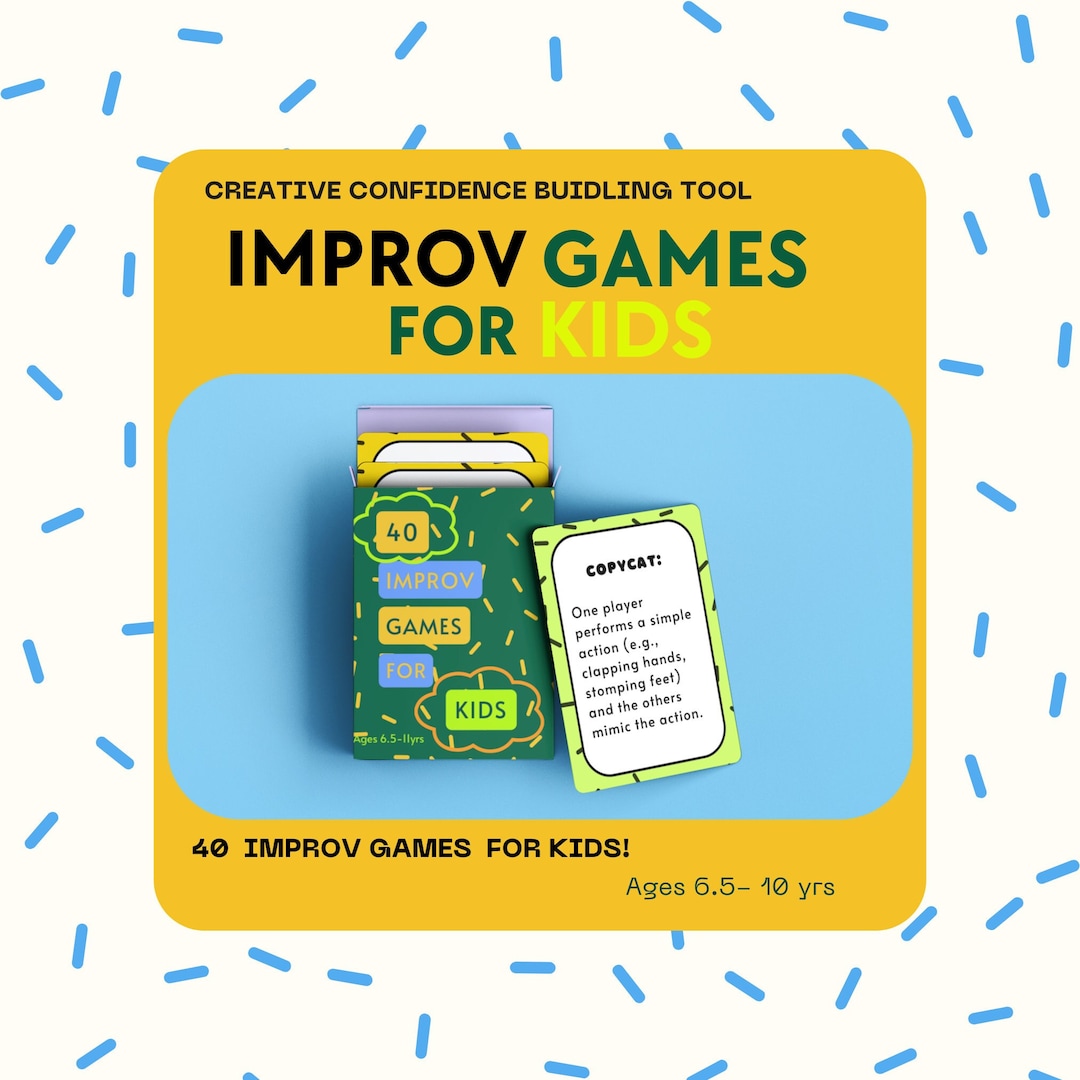 Improv Games for Kids | Improv | Creative Games | Card Decks | Creative ...