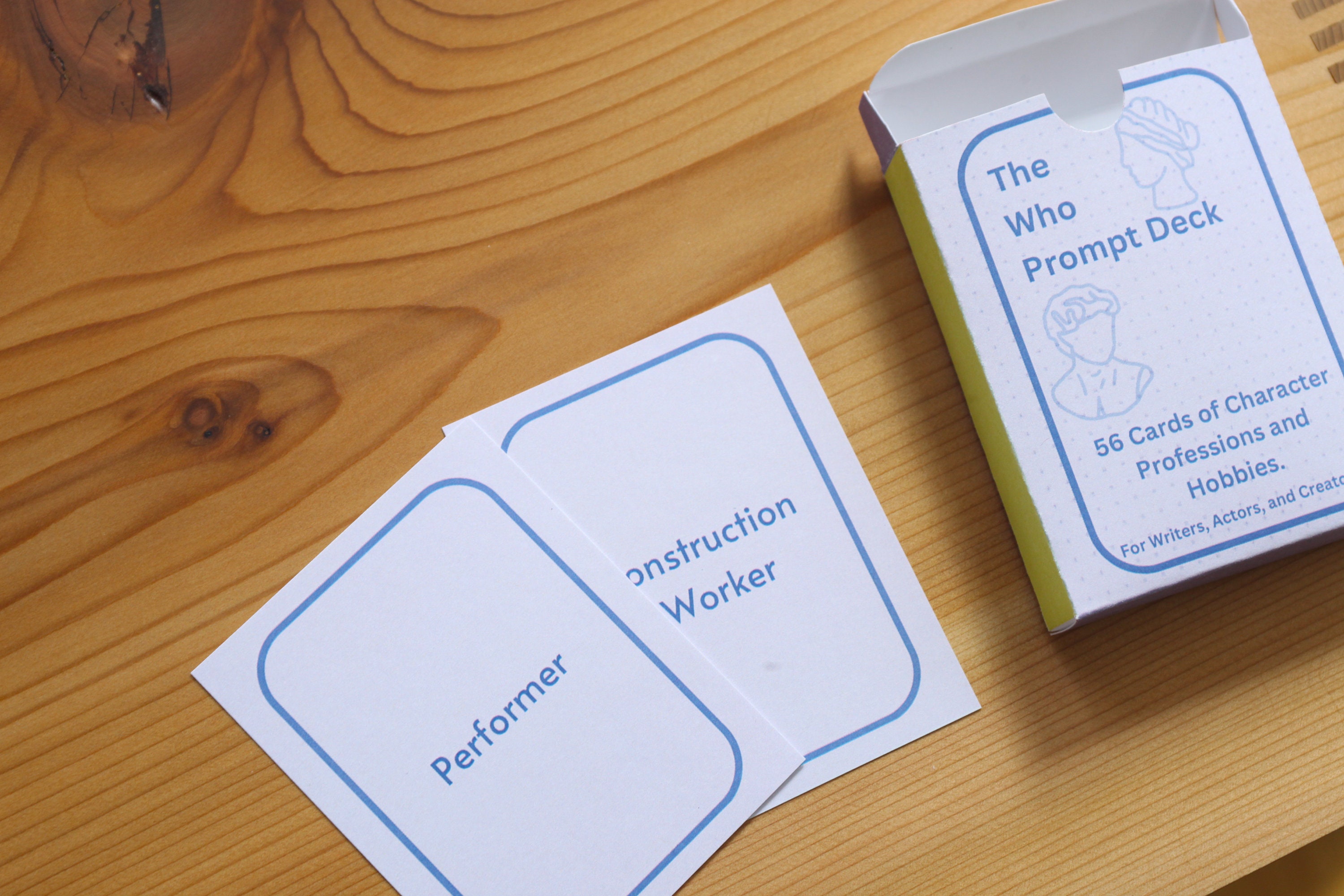 The Who Card Deck | Creative Prompts | Story Building | Character ...