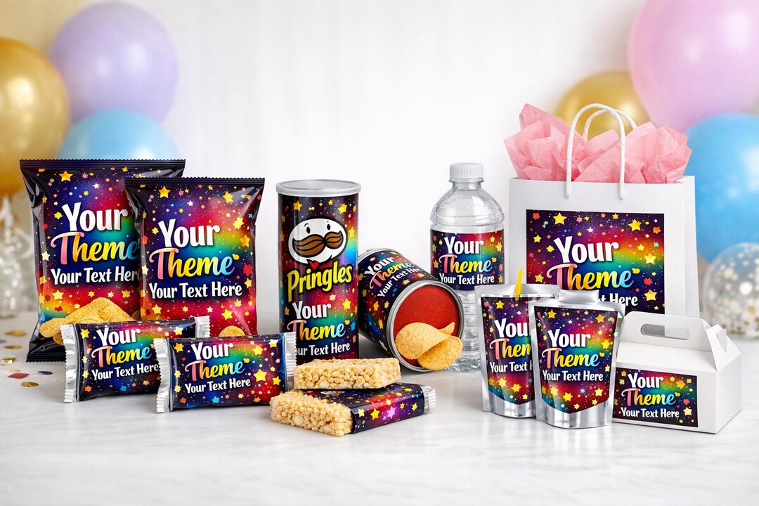Custom Party Favor Design Template | Personalized Birthday, Graduation ...