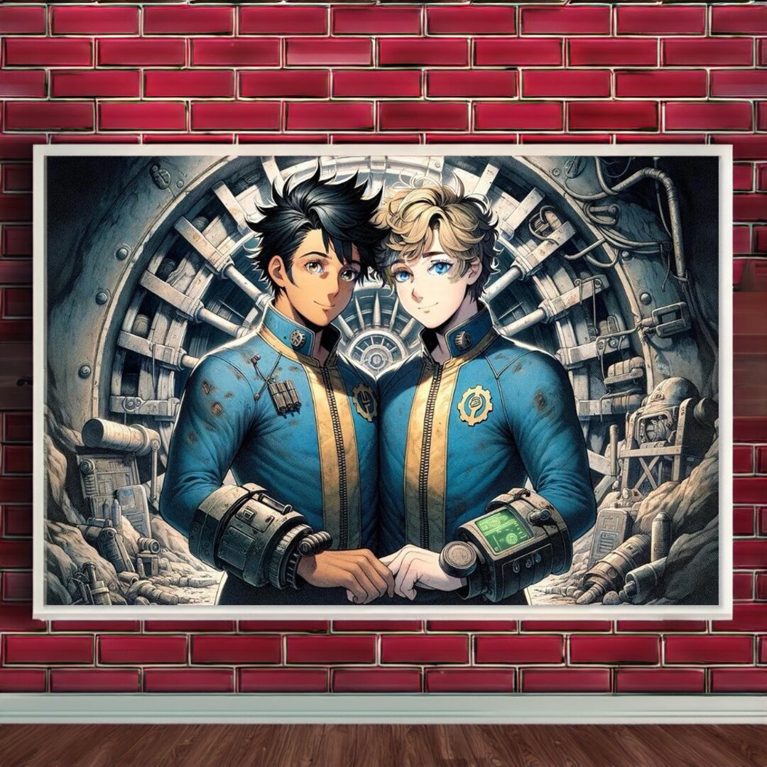 Fallout Inspired Shōnen Style Image LGBTQ Fallout Prop and Fallout ...