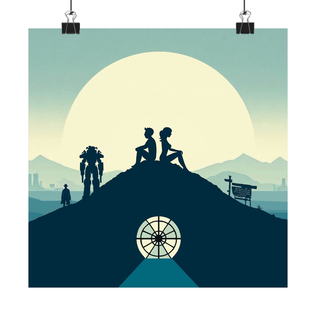 Fallout Poster Great Fallout Prop and Fallout Cosplay Matte Poster ...