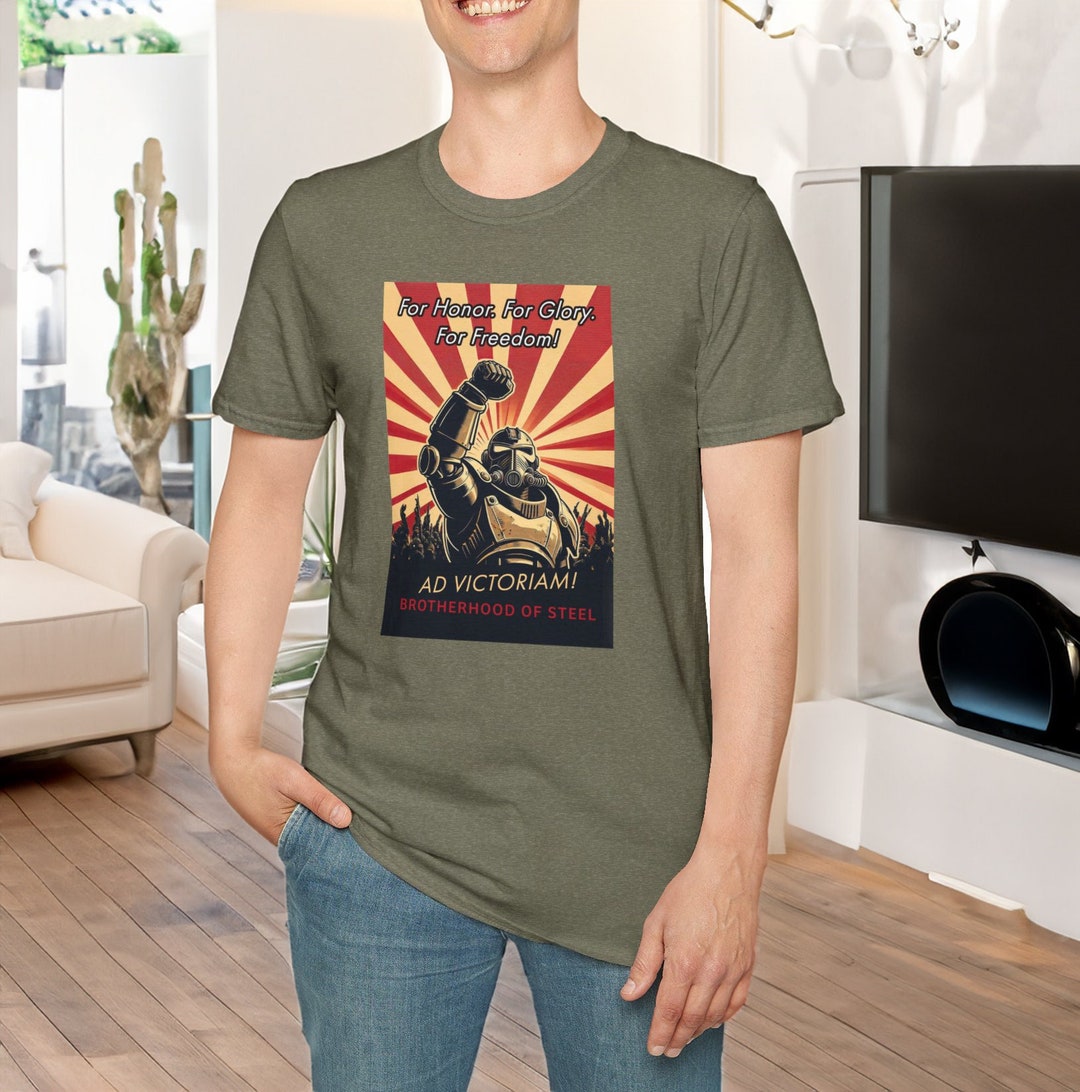 Brotherhood of Steel T-shirt Fallout 4 Great Fallout Prop and Fallout ...