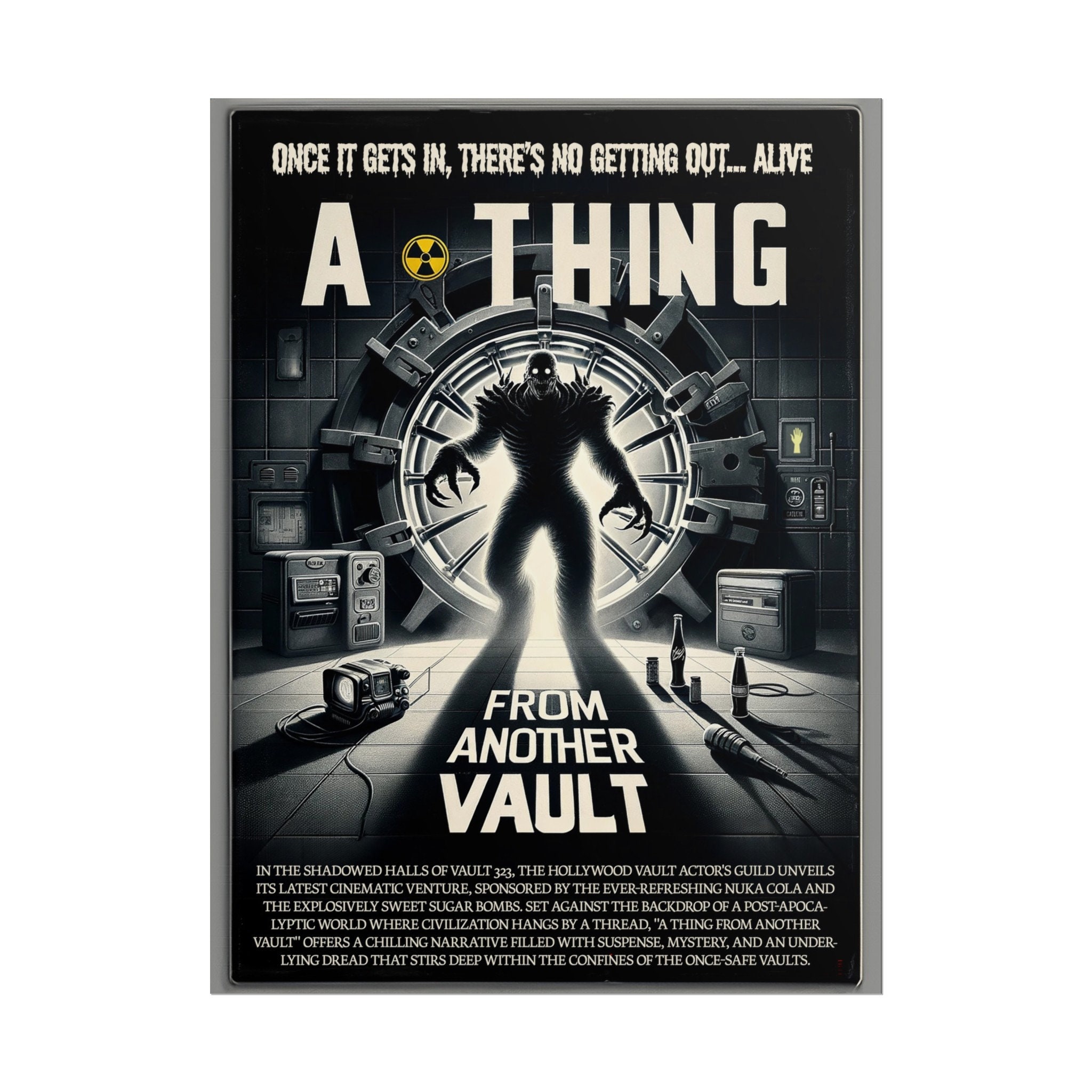 Fallout Vault 323 Hollywood Movie Poster, Fallout 4 Style Great for ...
