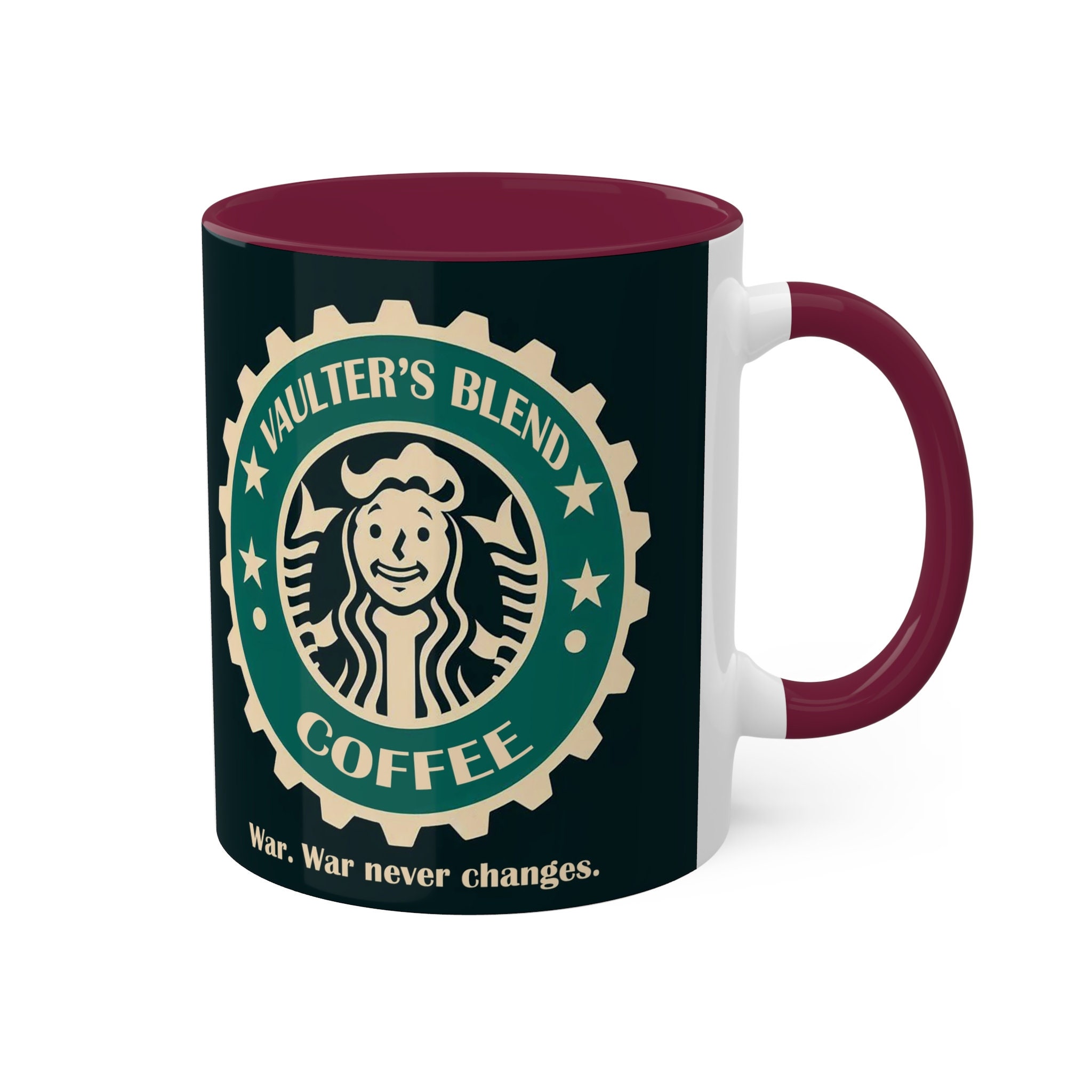 Fallout with a Splash of Starbucks Mug, Fallout Coffee Cup, Fallout ...