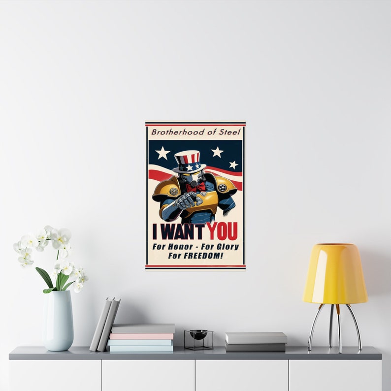 4 Brotherhood of Steel Poster Fallout 4 Great Fallout Prop and Fallout ...