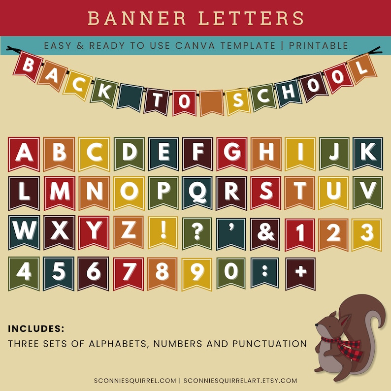 Modern Boho Rainbow Bulletin Board Letters and Border, Letter Banner ...