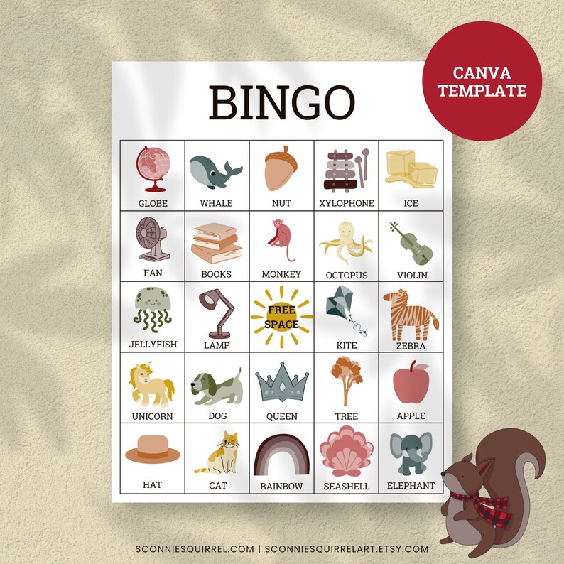 Bingo Sheets Bundle, Canva Template Printable, Classroom Bingo Sheets ...