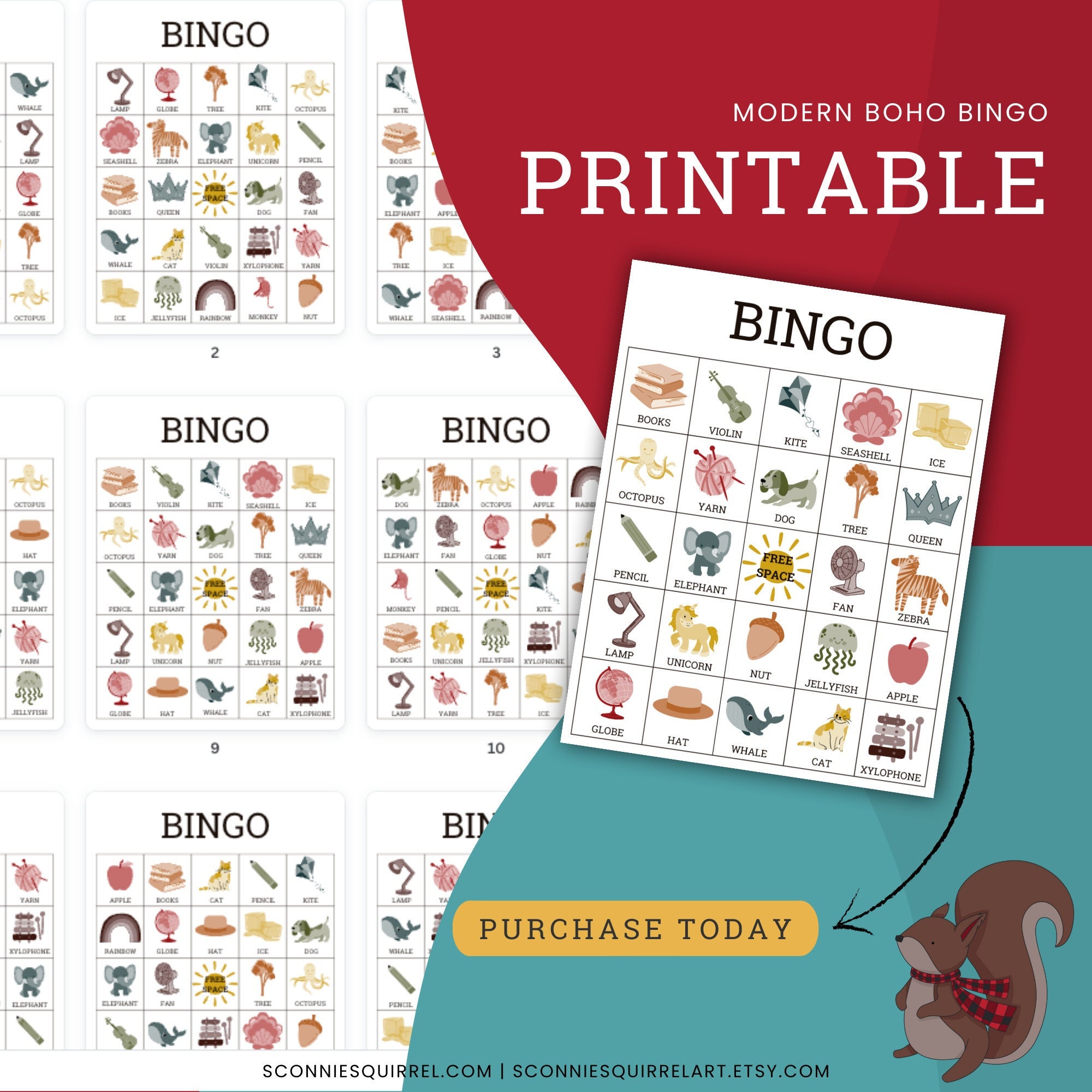 Bingo Sheets Bundle, Canva Template Printable, Classroom Bingo Sheets ...