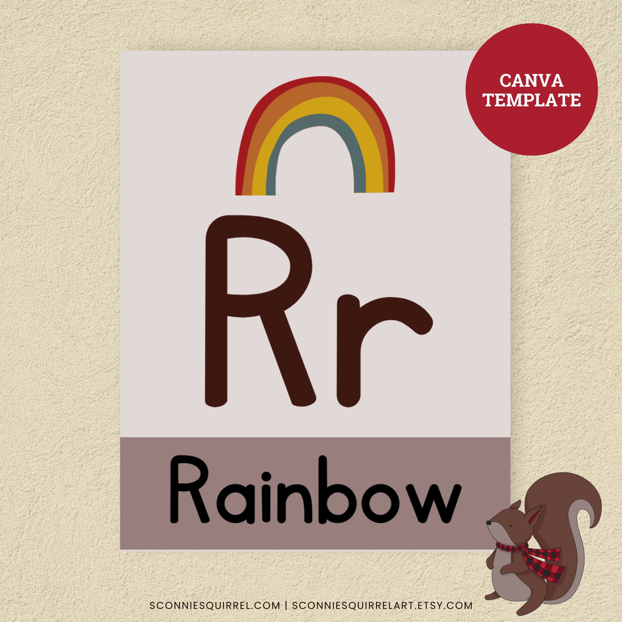 Modern Boho Rainbow Alphabet Posters for Classroom Organization ...