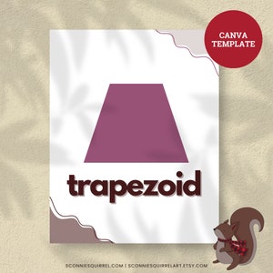 Modern Boho Shapes Printable Template, Classroom Decor Canva Template ...