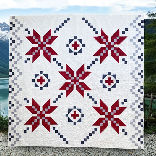 Scandinavian Quilt - Etsy